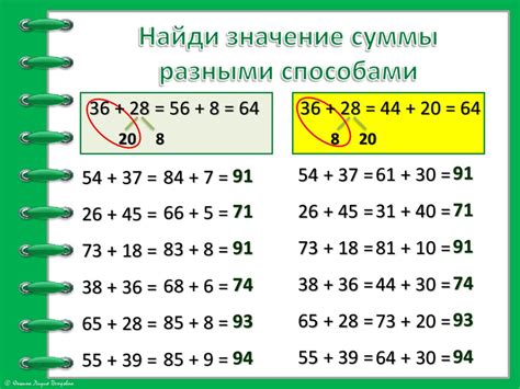 Сложение двузначных чисел с переходом в другой разряд Online Presentation