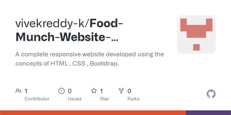 food munch website responsive website 8 page at main · vivekreddy