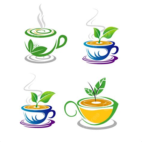 Gambar Desain Logo Cangkir Teh Modern Logo Teh Desain Logo Teh