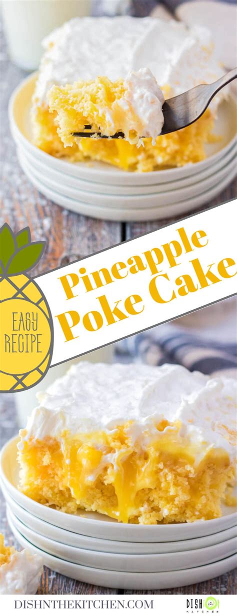Pineapple Poke Cake Recipe Poke Cake Pineapple Poke Cake Healthy