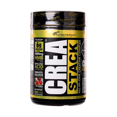 Crea Stack Megaplex Nutramerican Sabor Frutos Rojos Tarro X Gr