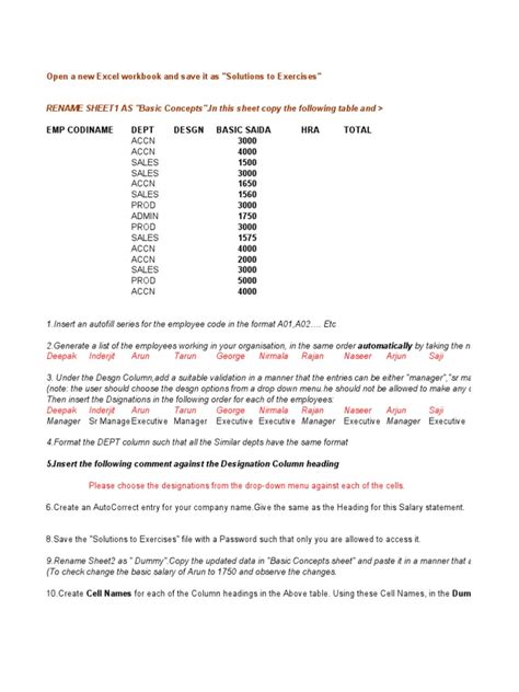 PDF Advance Excel Exercises DOKUMEN TIPS PDF Advance Excel Exercises DOKUMEN TIPS