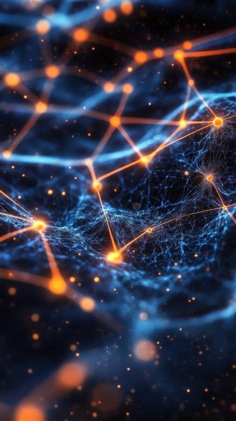 Exploring Complex Network Structures A Visual Journey Into Interconnected Nodes And Glowing