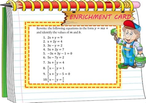 Rewriting Linear Equation From Standard Form To Slope Intercept Form Pptx