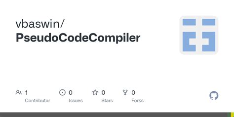Github Vbaswinpseudocodecompiler