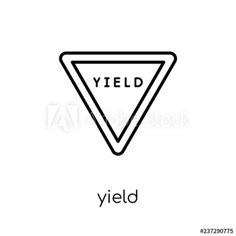 Yield Sign Vector At Collection Of Yield Sign Vector