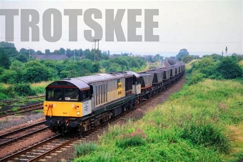 35mm Slide Br British Rail Diesel Loco Class 58 58045 Toton 1992