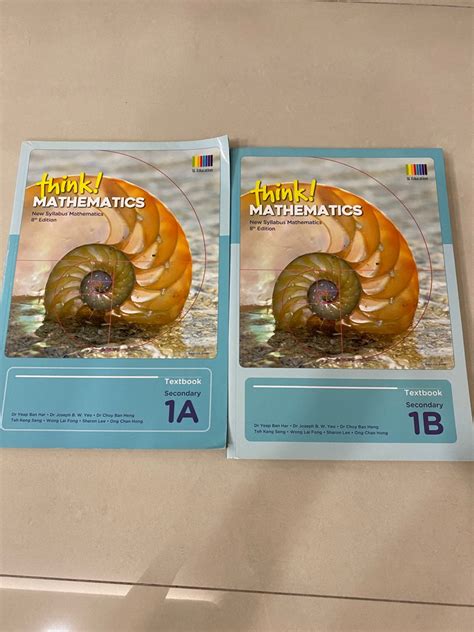 Think Mathematics Textbook 1a And 1b 8th Edition Hobbies And Toys Books And Magazines