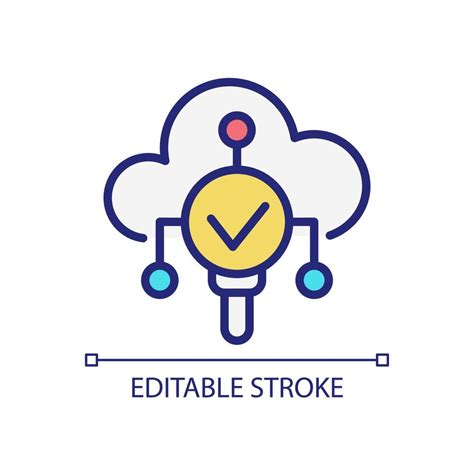 Weather Monitoring Pixel Perfect Rgb Color Icon Cloud Storage