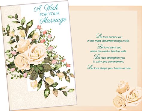 A Wish For Your Marriage Wedding Card Blue Bird Cards