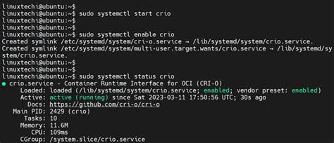 How To Install Cri O Container Runtime On Ubuntu 2204