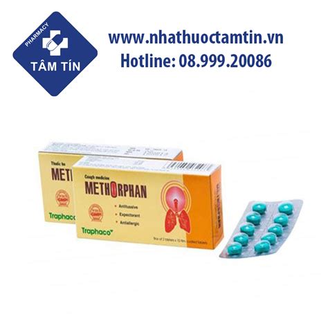 Methorphan Hộp 2 Vỉ X 10 Viên Nhà Thuốc TÂm TÍn