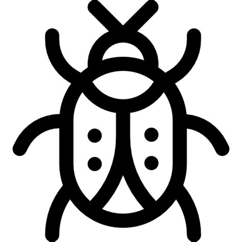 Ladybug Basic Rounded Lineal Icon Ladybug Basic Rounded Lineal Icon