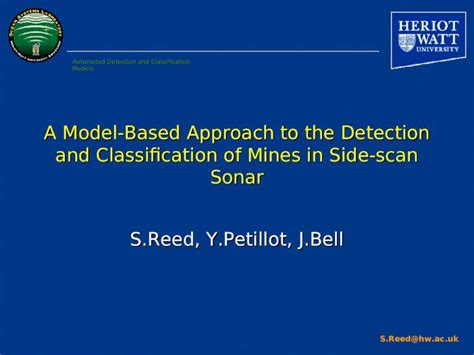 Ppt Automated Detection And Classification Models Sreedhwacuk A