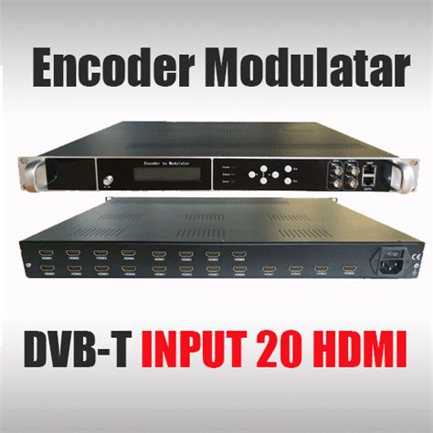 ENCODER Modulatar Digital DVB T INPUT HDMI อปกรณแปลงสญญาณ HDMI Digital TV System