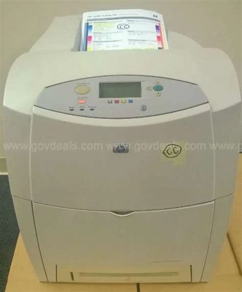 Hp Color Laserjet 4600 Printer Govdeals