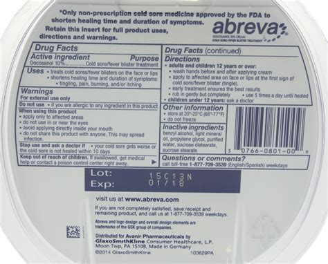 Abreva Cold Sorefever Blister Treatment Cream Hy Vee Aisles Online