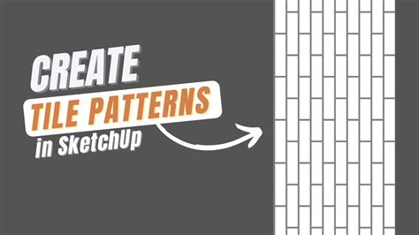 Creating A Repeating Tile Pattern For Backsplashes Sketchup Sketchup Community