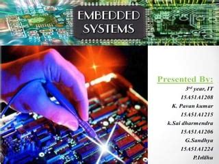Embedded Systems Ppt PPT