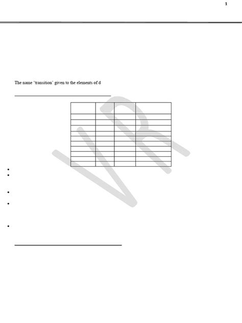 8dandf Block Elements Pdf Transition Metals Lanthanide
