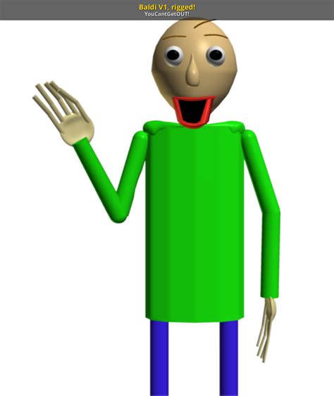 baldi v1 rigged mod for baldi s basics baldi mods