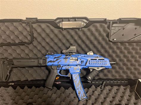 CZ Build SBR Franklin Armory Binary Trigger Blue Tiger Czscorpion