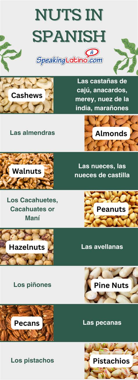 The Definitive Guide To NUTS In Spanish