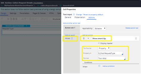 HowToPega Hover Mouse Over Functionality To Show Smart Tip