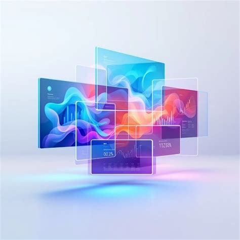 Free Floating Digital Displays Image Download At StockCake