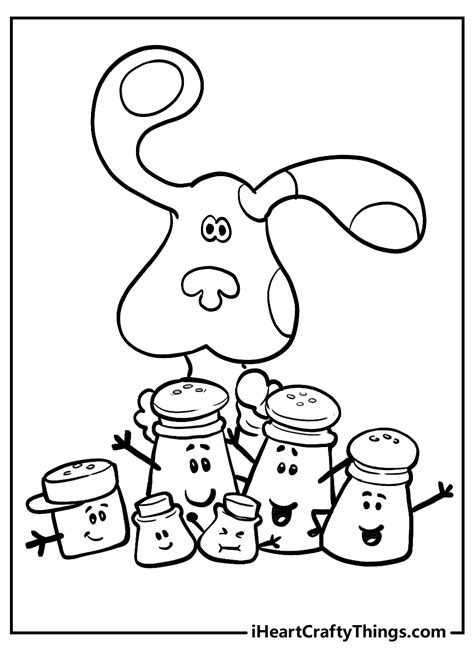 Blues Clues And You Coloring Pages 2025