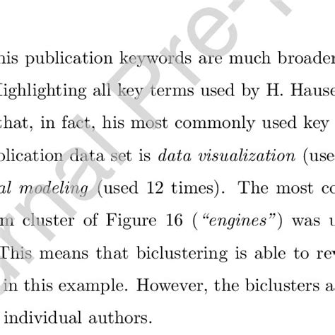 two steps of sub clustering on the fifth bicluster h hauser data