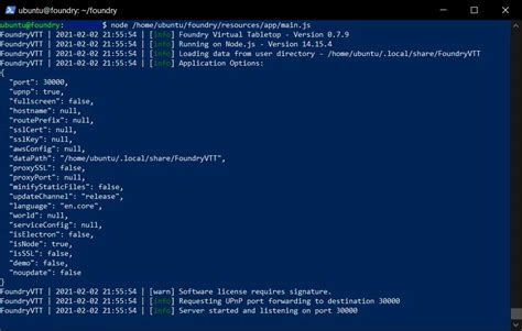 Recommended Linux Installation Guide Foundry VTT Community Wiki