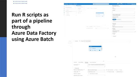 run r scripts as part of a pipeline through azure data factory using azure batch youtube