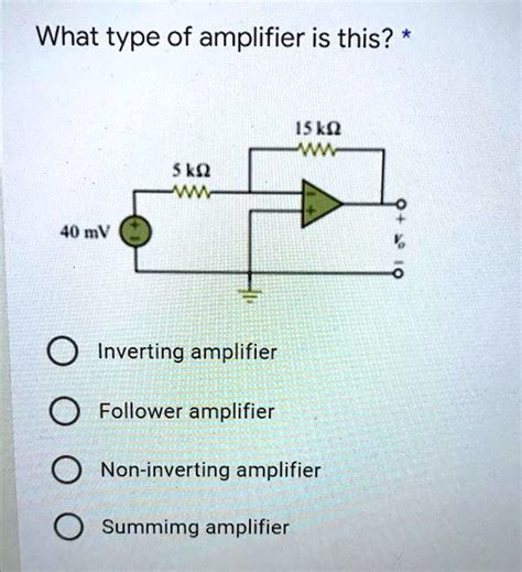 solved calculate the output voltage of the operational amplifier