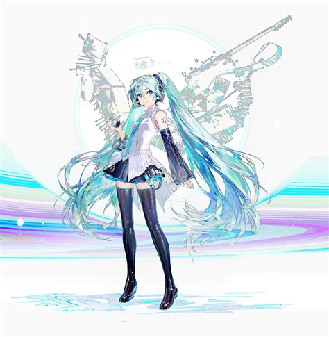 Yyb Hatsune Miku Vocaloid Highres 1girl Arm At Side Bare Shoulders Belt Black Boots