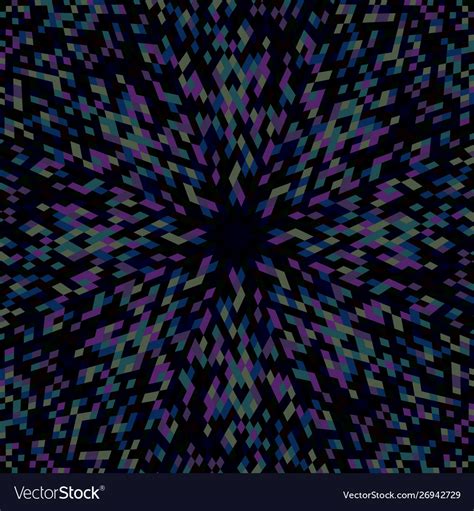 Dynamic Abstract Colorful Circular Tile Mosaic Vector Image