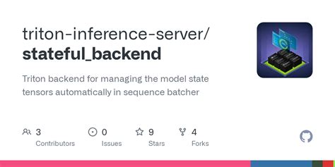 Github Triton Inference Serverstatefulbackend Triton Backend For