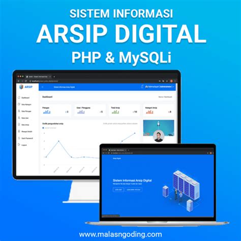 Source Code Sistem Informasi Arsip Digital Dengan PHP dan MySQLi - Malas Ngoding