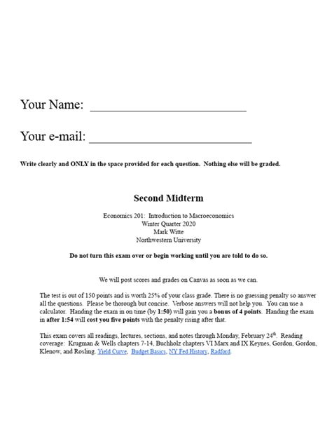 econ 201 midterm 2 winter 2020 edited pdf interest interest rates