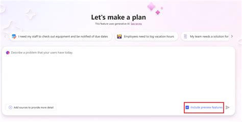 계획 디자이너를 사용하여 copilot을 통해 ai 기반 비즈니스 솔루션 만들기 power apps microsoft learn