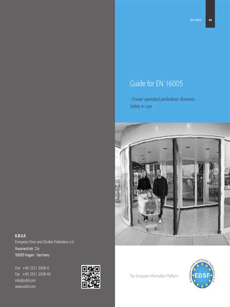 Edsf Guideline 06 En 16005 Pdf