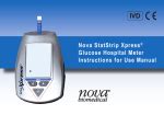 Nova Biomedical Statstrip Glucose Meter Point Of Care Manual Manualzz
