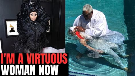 Blac Chyna Evil Spirit Leaves Her Body During Her Baptism YouTube