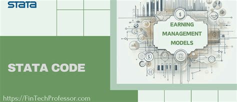 stata code earning management models stata professor your partner