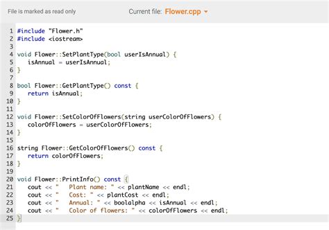 Solved Plant Information Vector Given A Base Plant Class Chegg