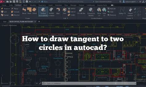 How To Draw Tangent To Two Circles In Autocad Caddikt