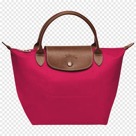 Longchamp Handbag Pliage Tote Bag Coach Purse Zipper Leather Png
