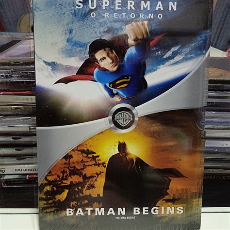 Box Superman O Retorno Batman Begins Lacrados Shopee Brasil