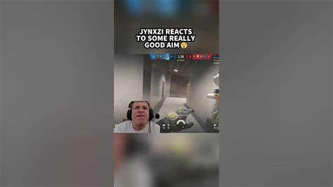 Jynxzi Reacts To Some Really Good Aim Rainbowsixsiege R6siege Youtube