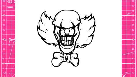 Evil Clown Drawings Step By Step How To Draw A Scary Clown
